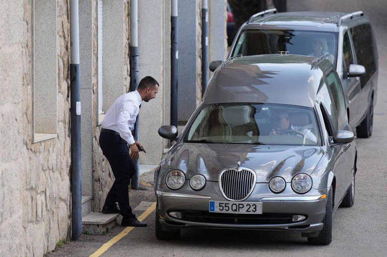 Diogo Jota's wife arrives at chapel where tragic star's coffin is taken ...