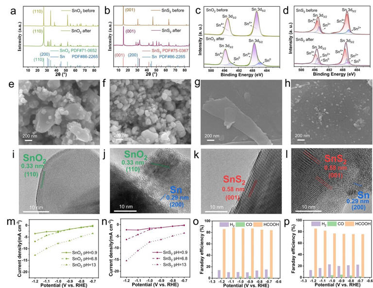 Study uses machine learning to map pH-dependent performance of tin ...