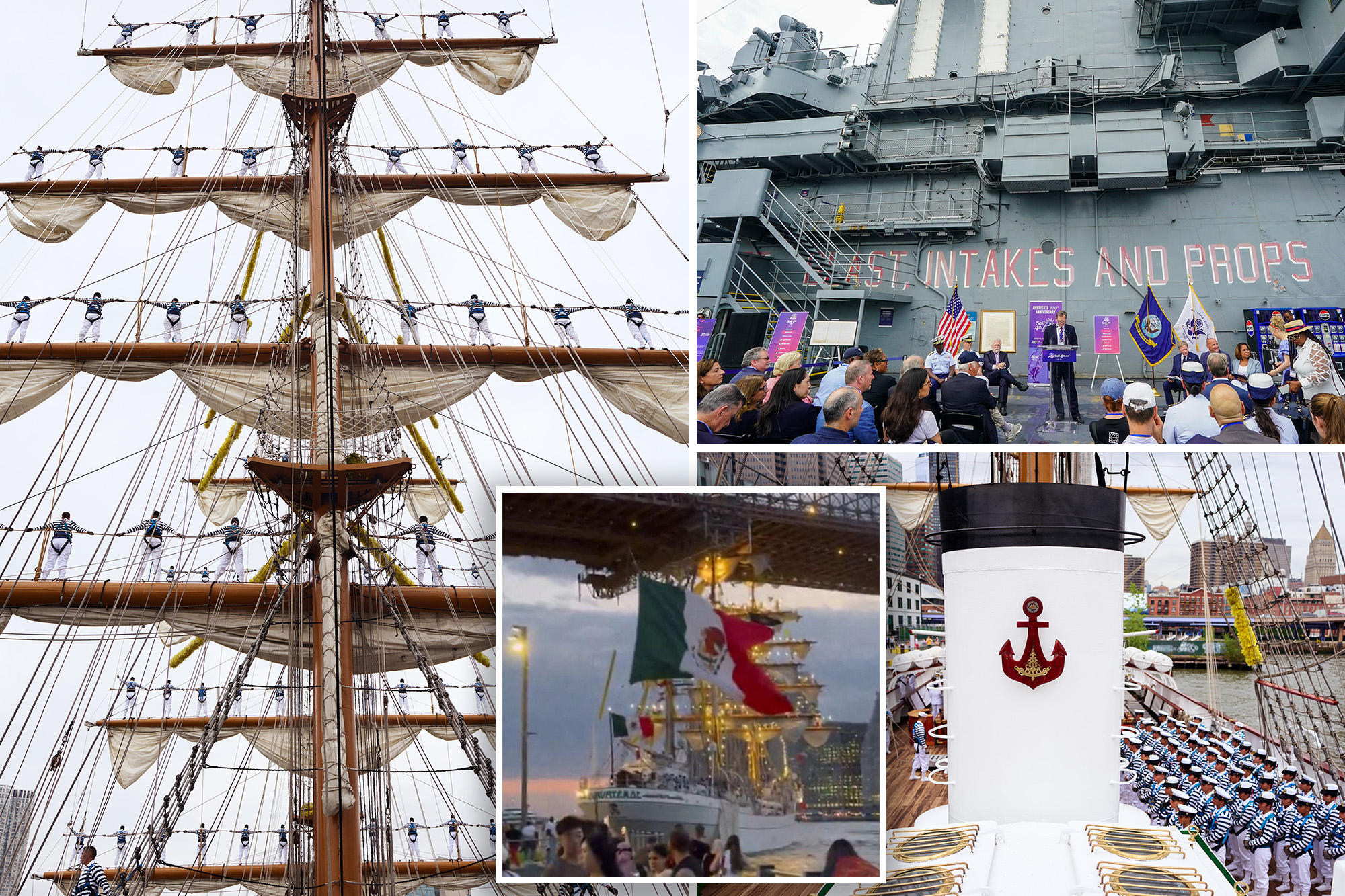 Mexican navy ship that slammed into Brooklyn Bridge in fatal collision ...
