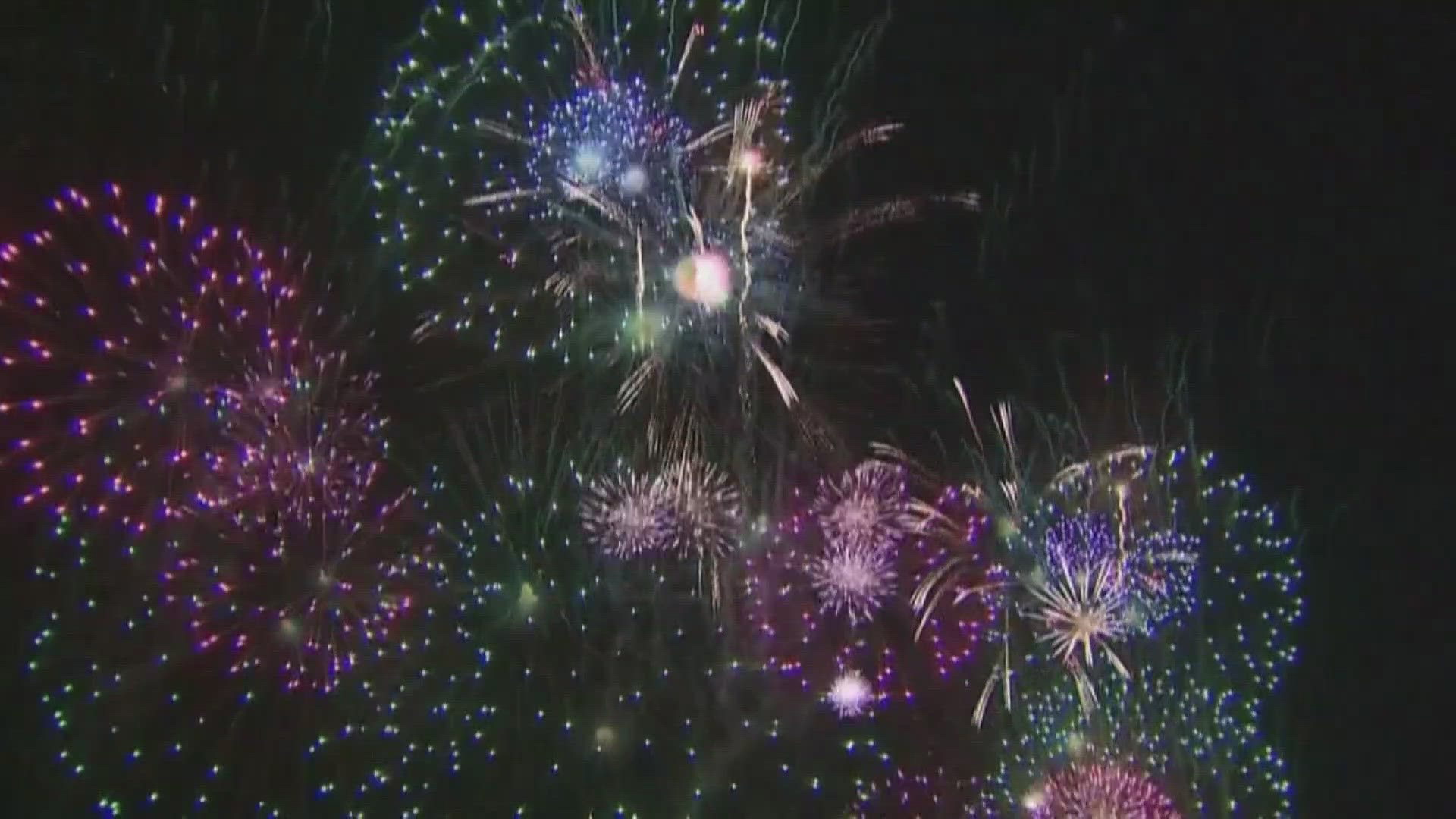 Where is it legal to shoot fireworks in the Mid-South?
