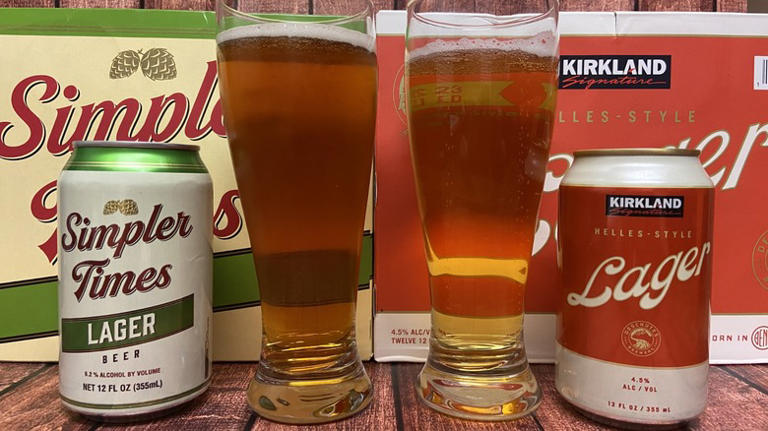 Costco Kirkland Signature Lager Vs Trader Joe's Simpler Times: Which Is ...