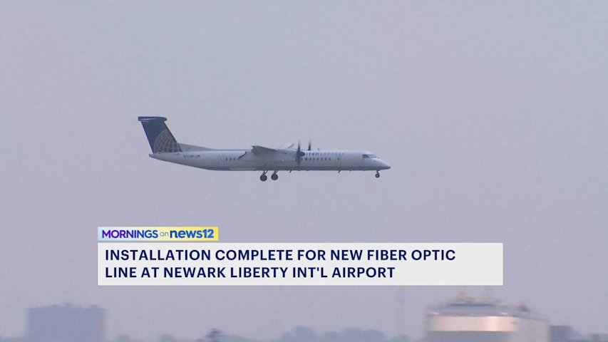 Fiber optic line installation completed at Newark Liberty International ...
