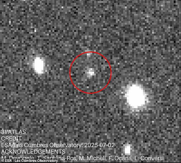 Mysterious interstellar object is caught on camera hurtling through the ...