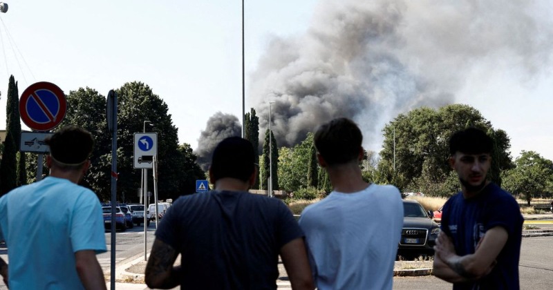 Gas station explosion in Rome leaves over 20 injured after truck hits ...