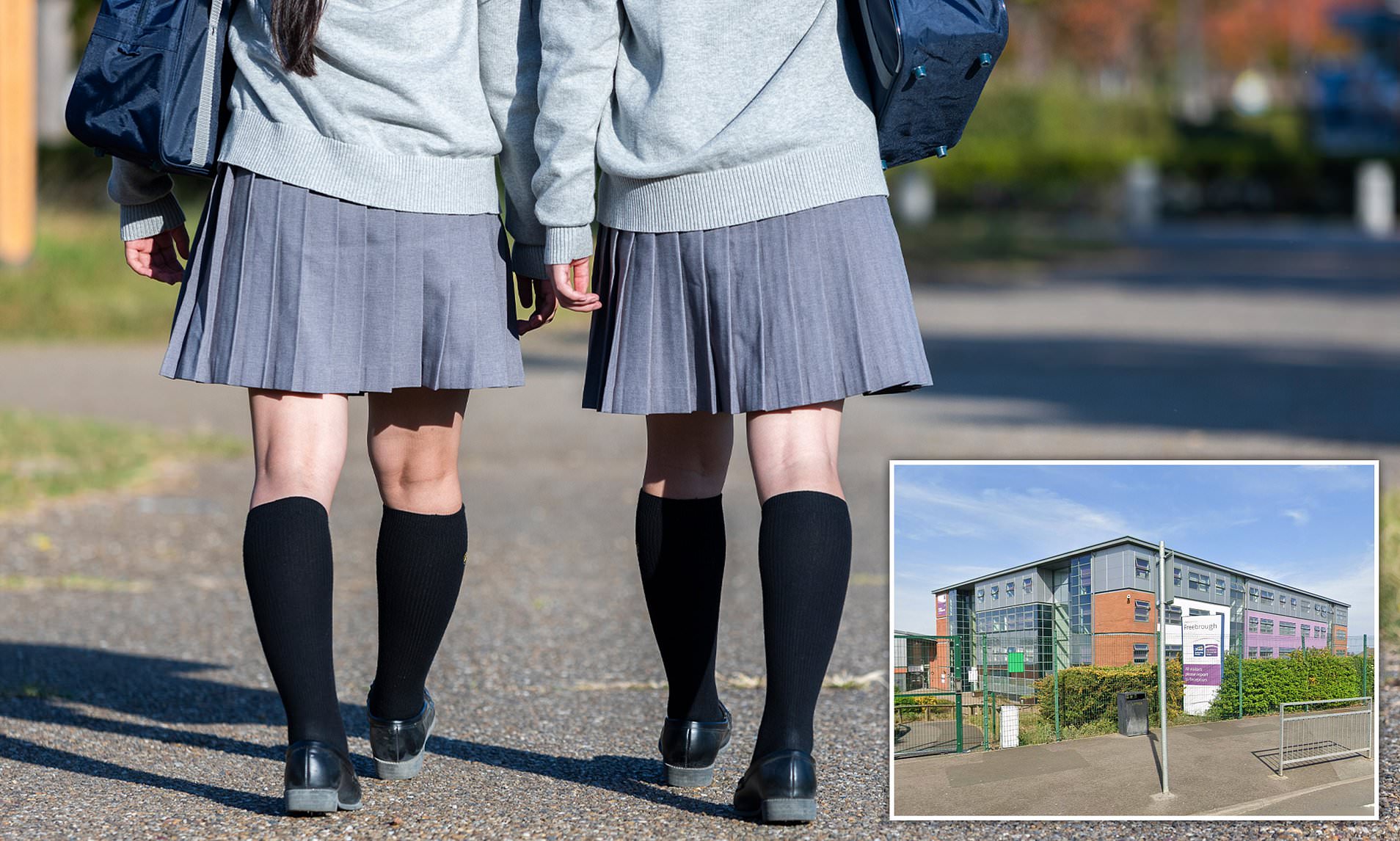 Parents' fury as secondary schools ban skirts for girls - insisting ...