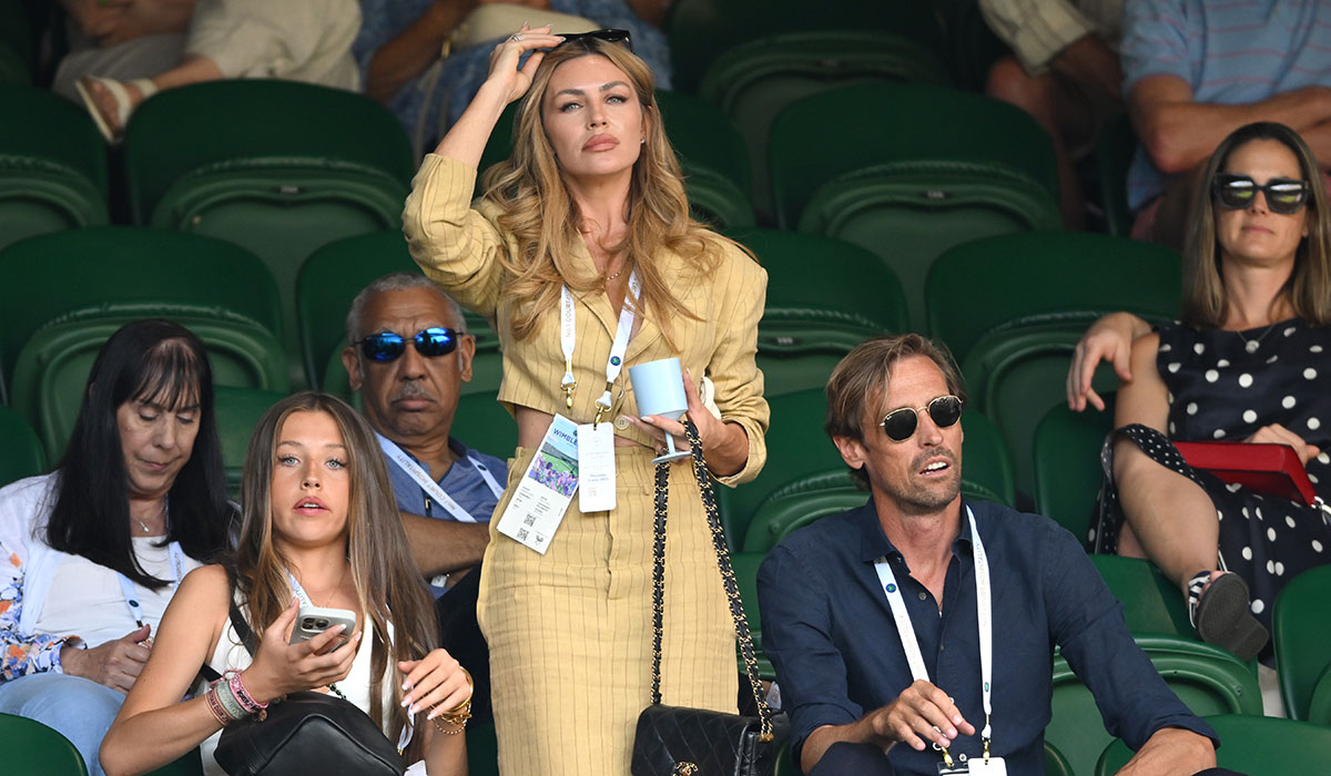 Abbey Clancy's model teen Sophia is her mini-me on day four of Wimbledon