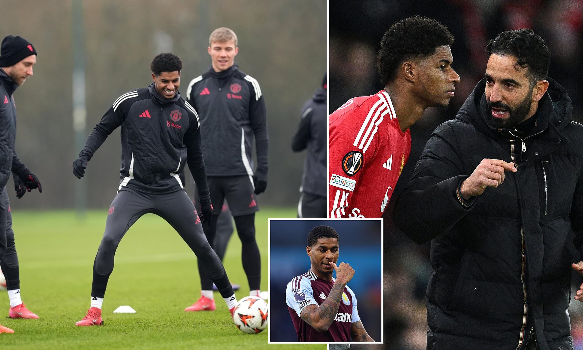 Marcus Rashford ready to give 100 per cent to Man United during pre ...