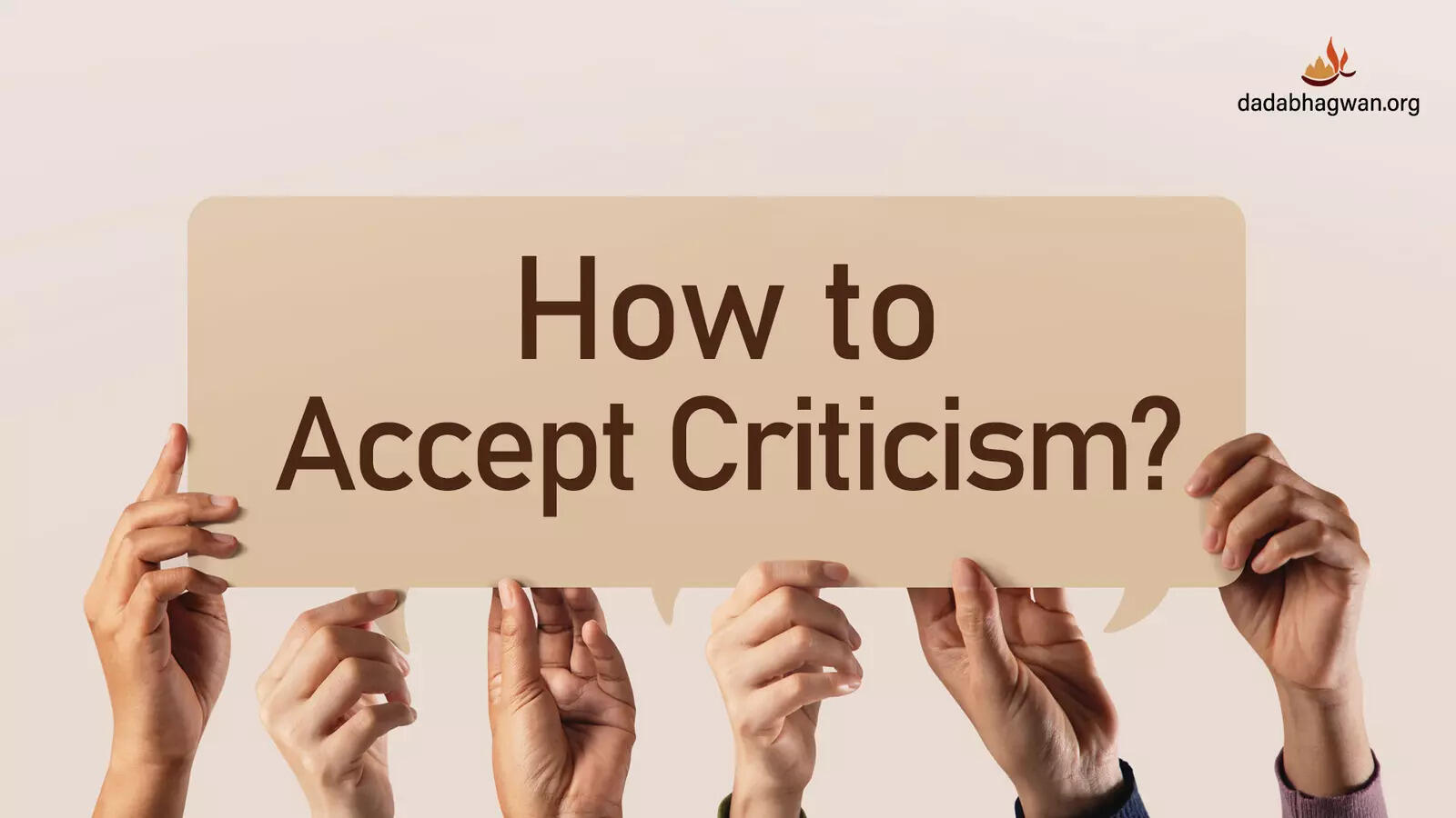 How to Accept Criticism?