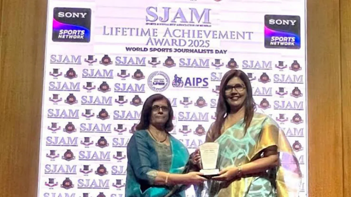 Suma Shirur honoured with SJAM Lifetime Achievement Award 2025