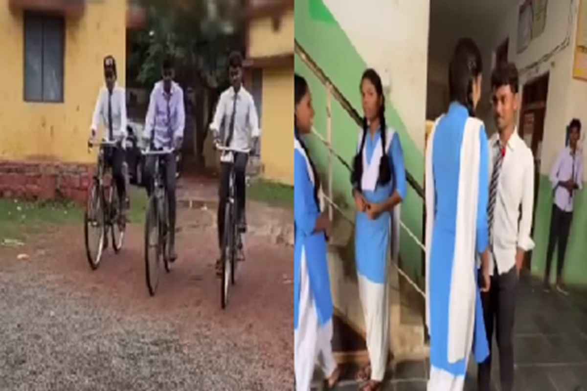 Abhanpur Viral Video: स्कूली छात्र-छात्राओं पर चढ़ा रील बनाने का खुमार ...