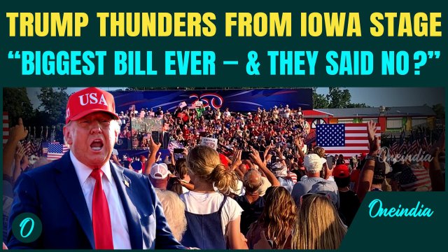 TORCHES Democrats at Iowa Rally After $4.5T 'Big Beautiful' Bill Passes ...