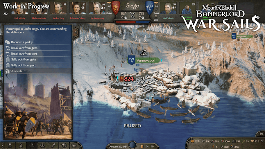 Bannerlord devs reveal map expansion for War Sails DLC