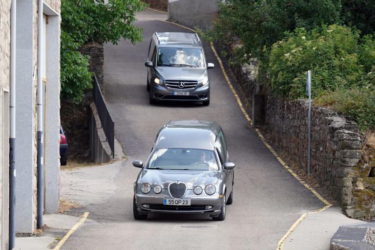 Diogo Jota's wife arrives at chapel where tragic star's coffin is taken ...
