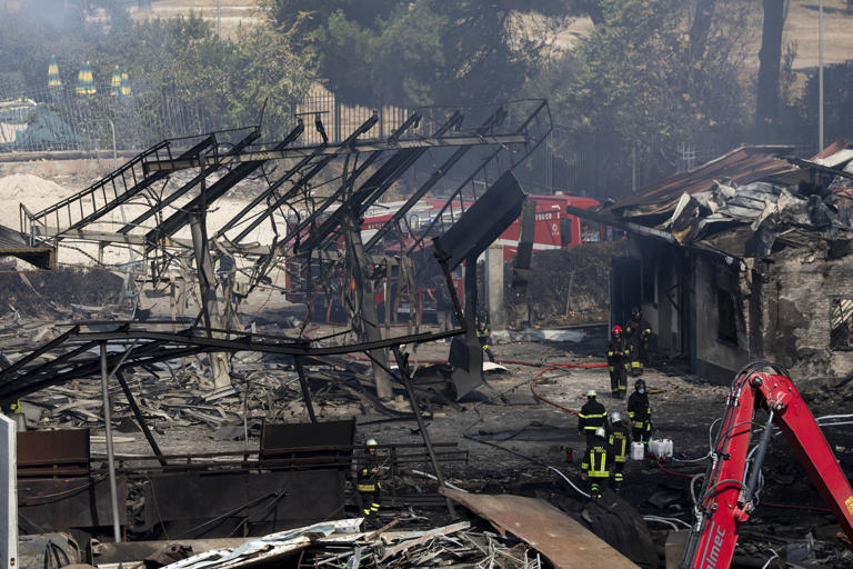 Explosion at Rome petrol station hurts many