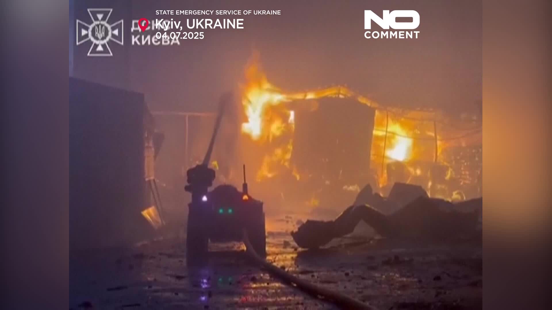 Mass Russian drone and missile attack strikes Ukraine overnight