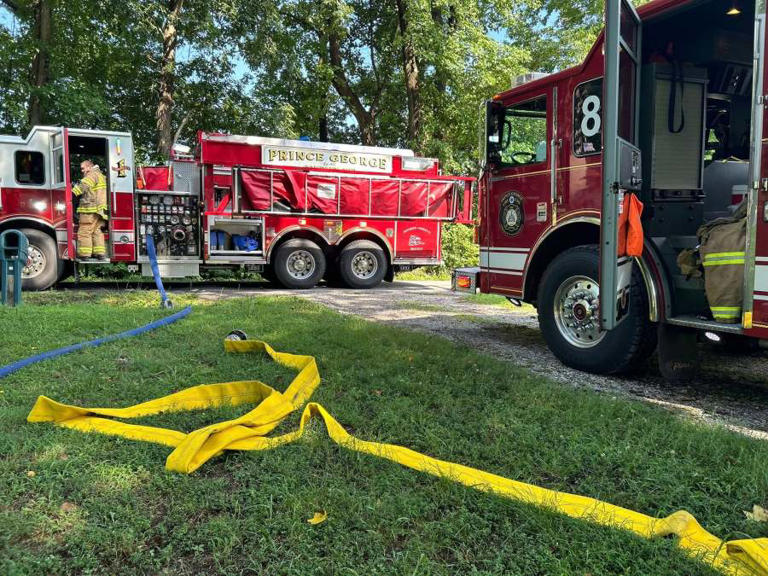 Two adults, two children displaced after house fire in Prince George