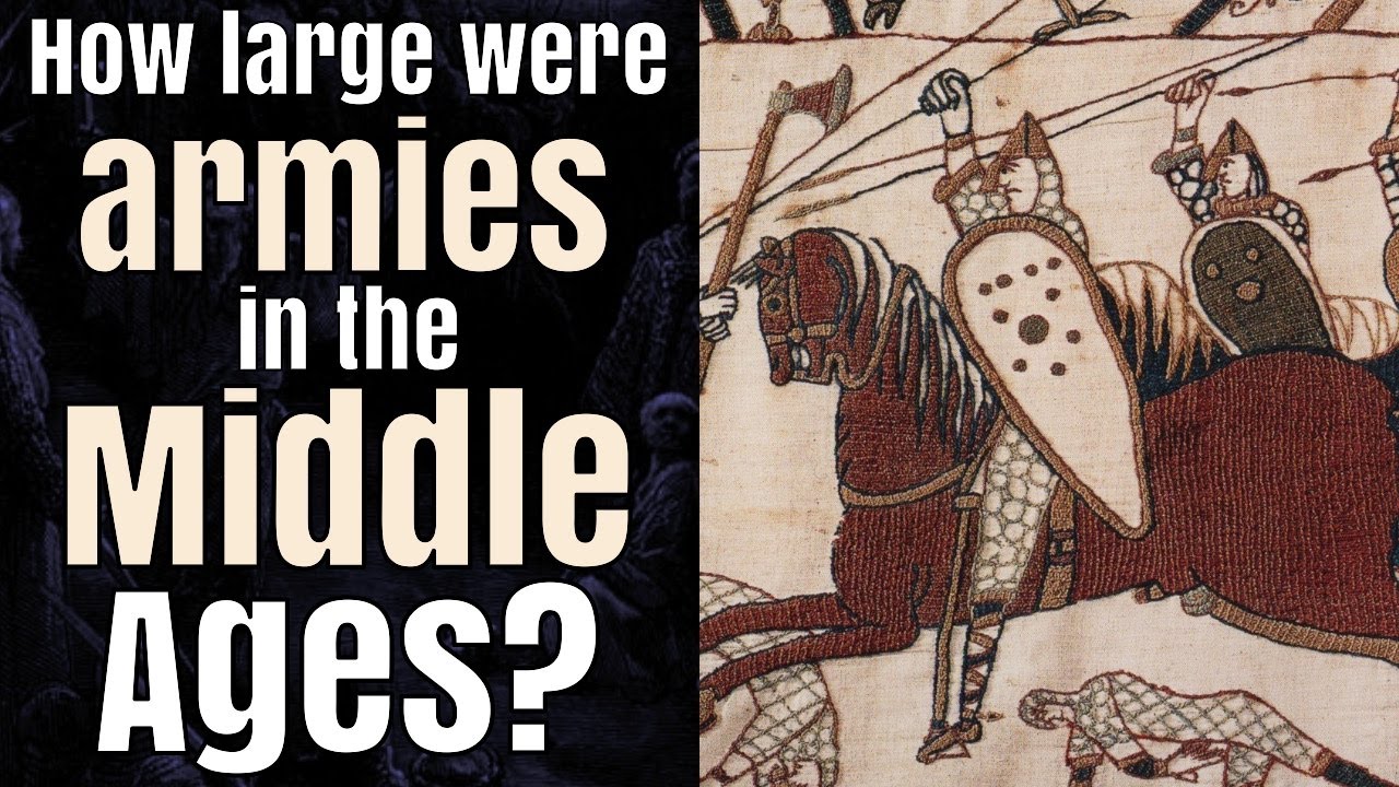 How large were medieval armies?