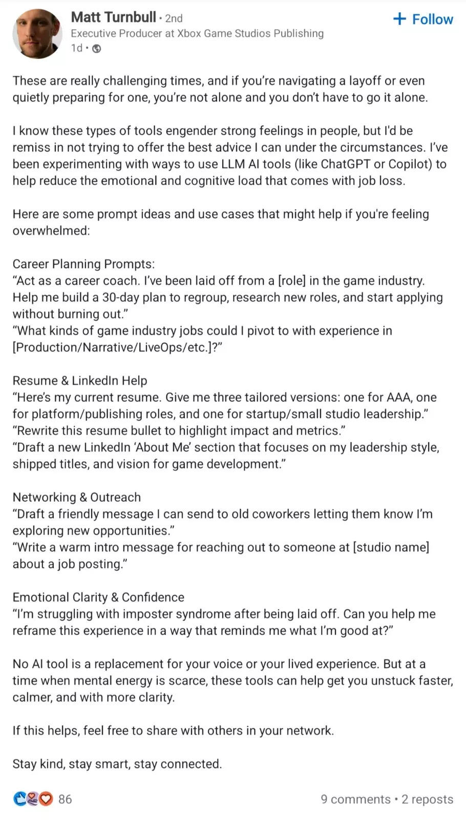 Amidst Xbox job cuts and Microsoft’s AI push, Matt Turnbull promotes AI ...