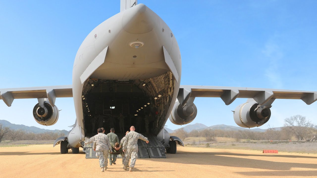 How the U.S. Turns Massive Cargo Planes into Flying Ambulances