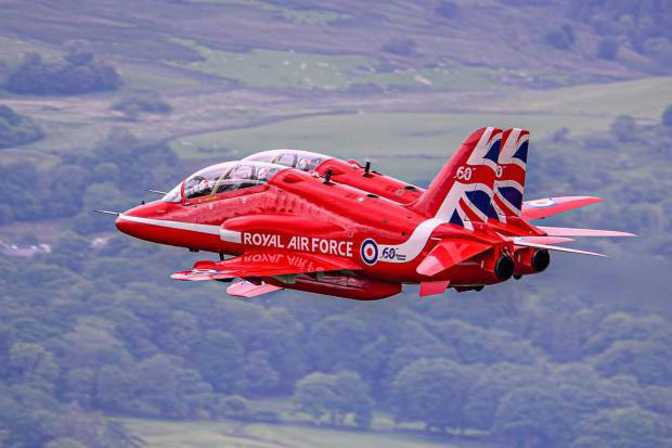 When and where to see the Royal Air Force Red Arrows today