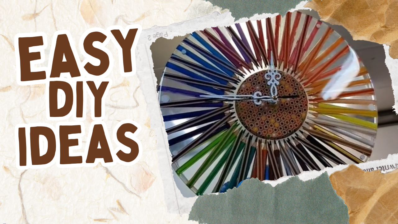 Handmade Resin Clock with a Touch of Elegance