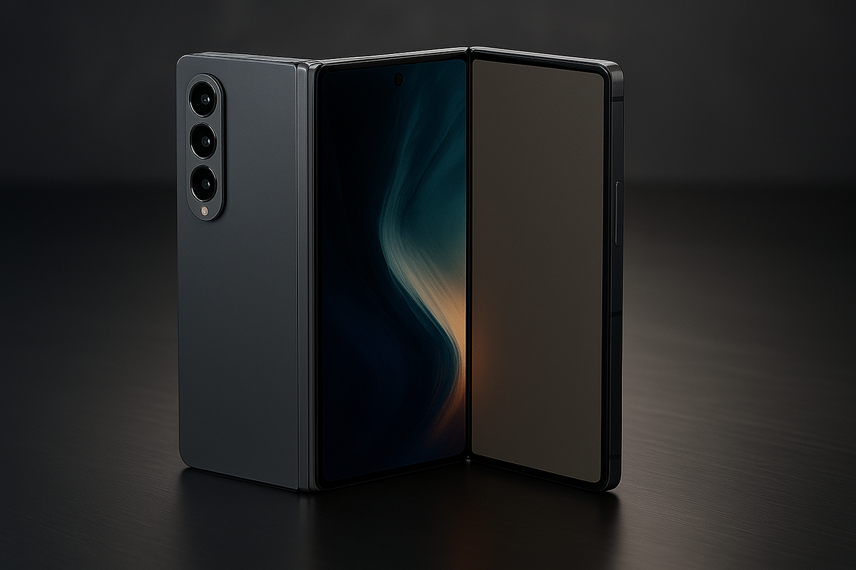 Galaxy G Fold : les premières images du smartphone tri-pliable de ...