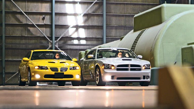 Power Trip! 2006 Dodge Charger SRT8 vs. 2005 Pontiac GTO