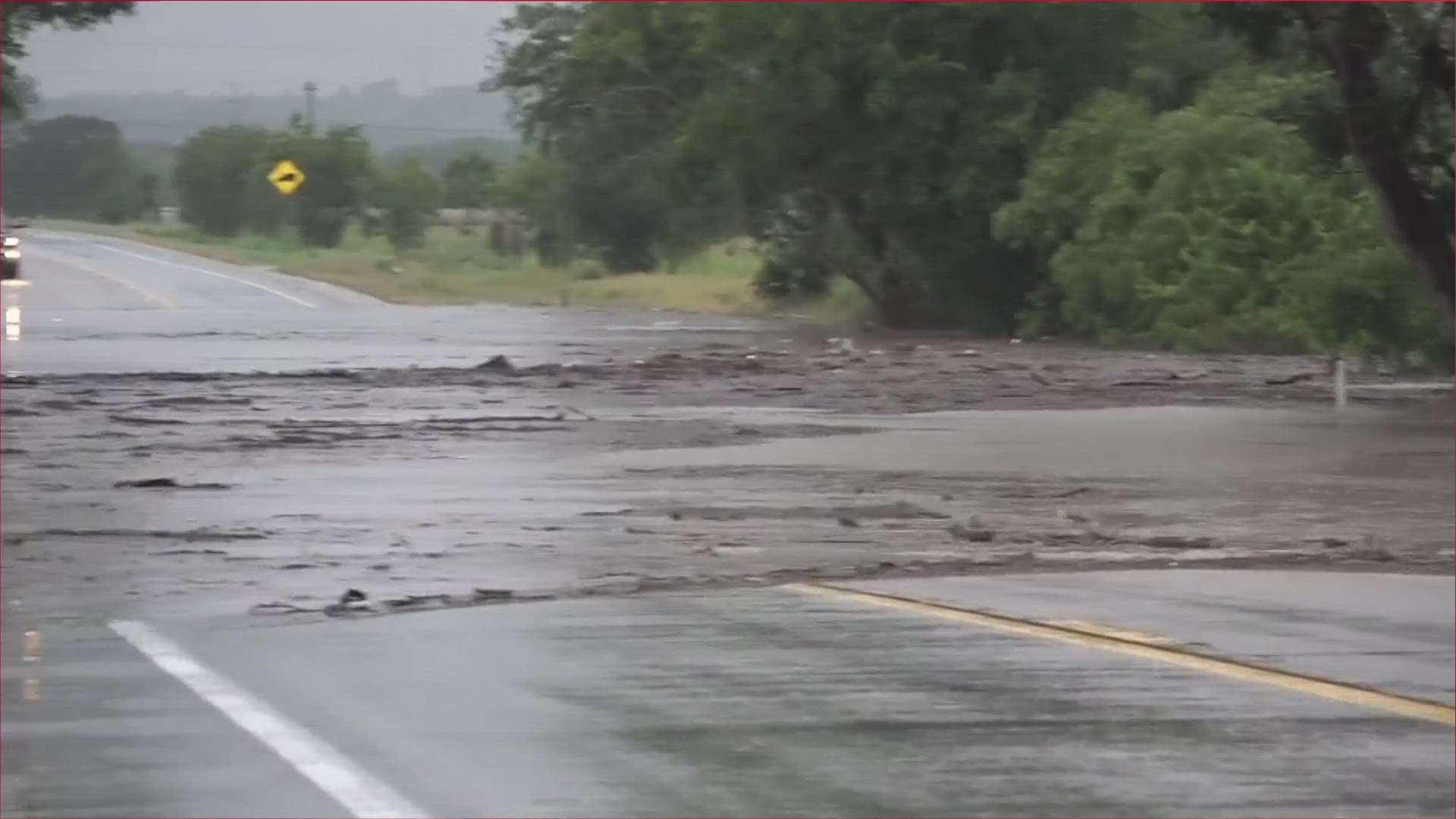 Flooding at highway east of Center Point prompts danger warnings from ...