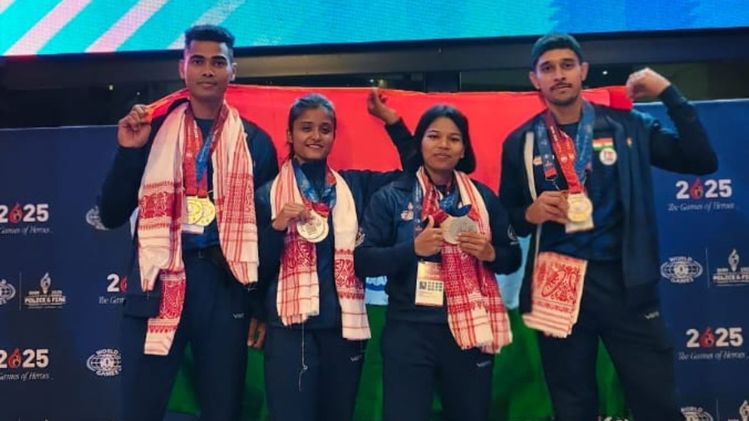 Assam police arm wrestlers win big at World Police & Fire Games 2025 in USA