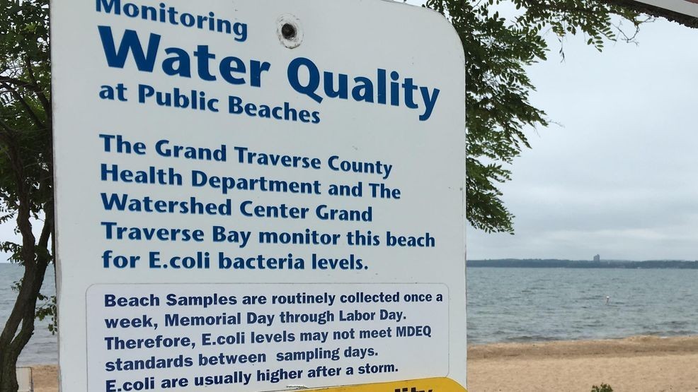 Sunset Park in Traverse City under Level 3 advisory due to high E. coli ...