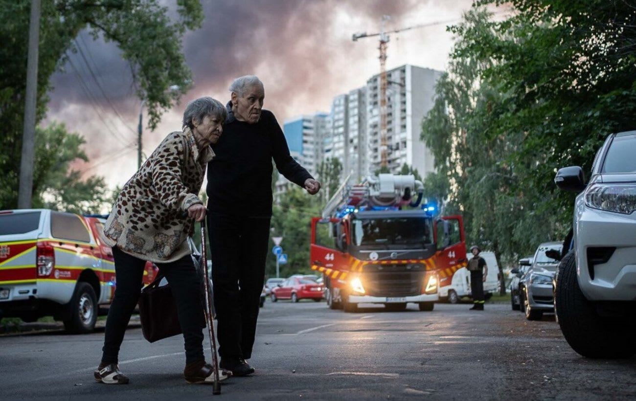 Over 20 sites hit in Kyiv as Russia pounds city overnight, dozens injured