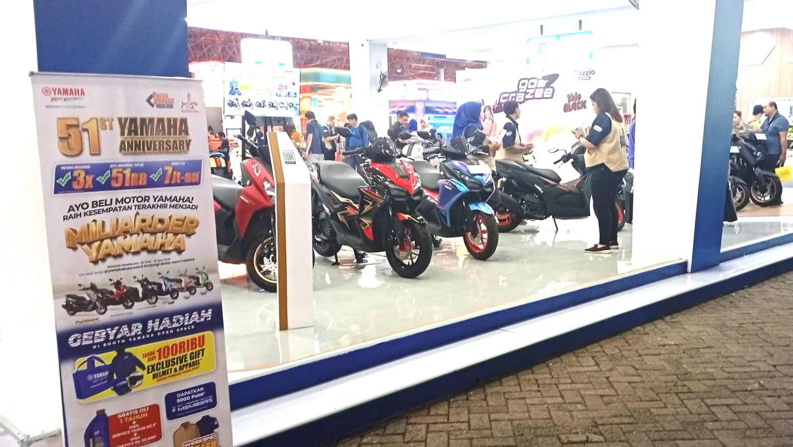 Yamaha Beri Banyak Promo di Jakarta Fair 2025, Hemat Hingga Rp 7 Juta