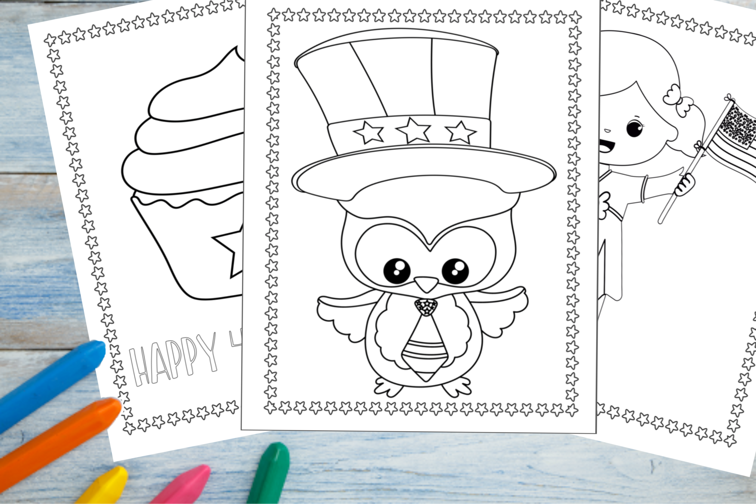 Printable 4th of July Coloring Pages