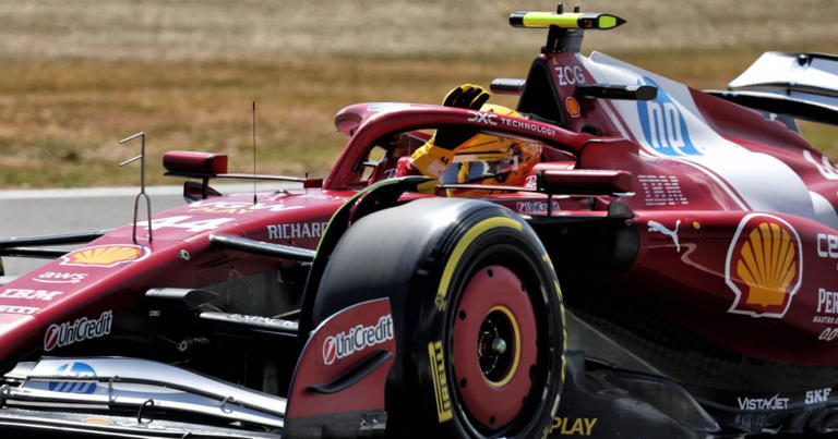 British GP: Hope for Lewis Hamilton as he leads a British 1-2 in FP1