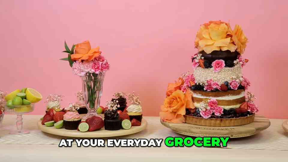 Cake Decorating - Flowers & Berries with Everyday Groceries!