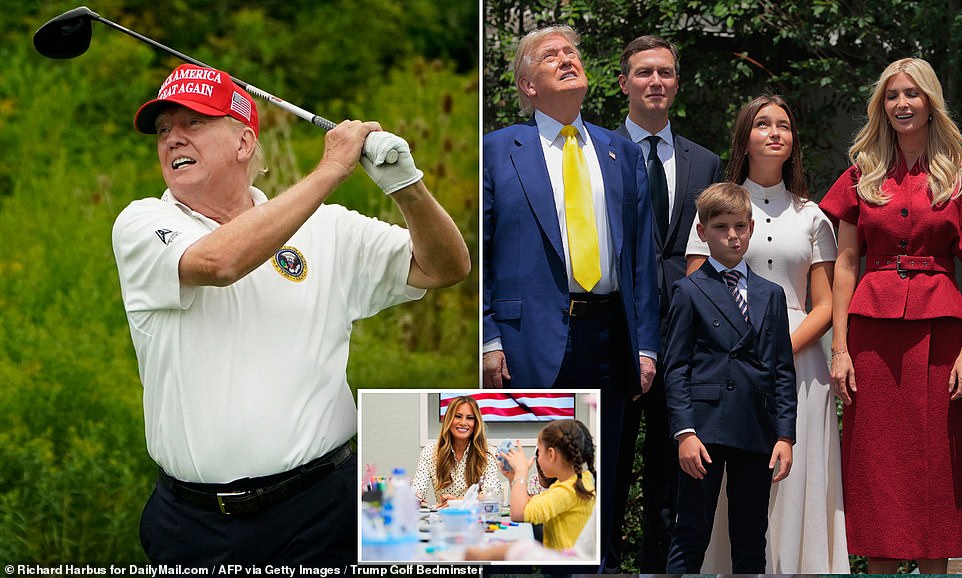 Trump and Melania's festive Fourth of July weekend plans