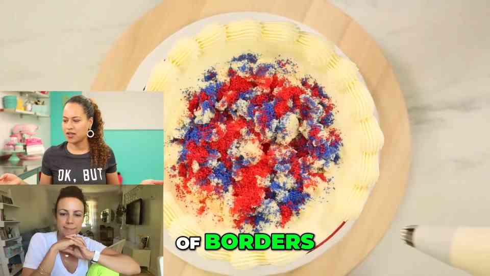 Cake Explosion - Patriotic Cake Decorating Tutorial
