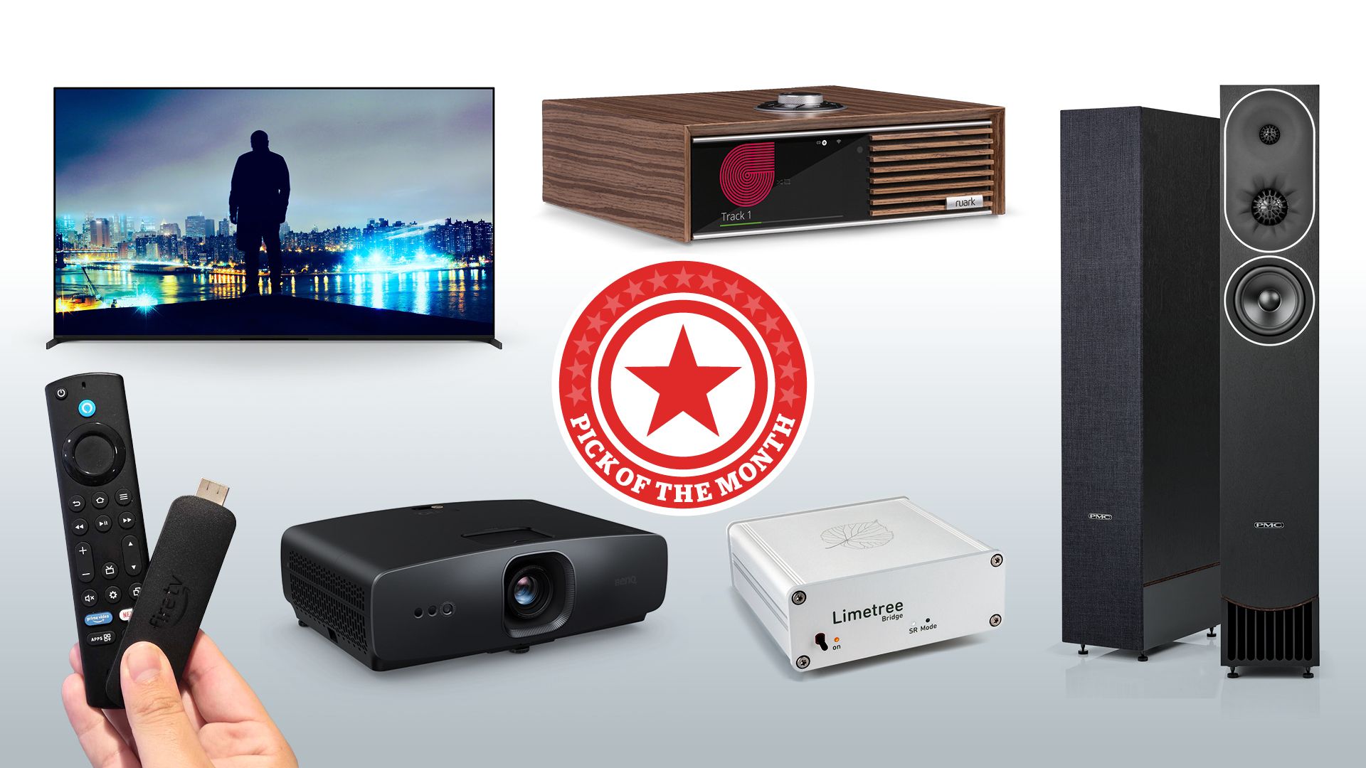 Sony’s latest flagship OLED TV, a ‘proper’ projector, PMC floorstanders ...