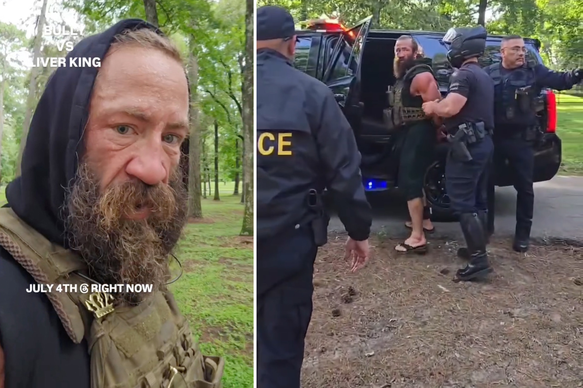 Disgraced influencer ‘Liver King’ fakes his own arrest in bizarre post ...