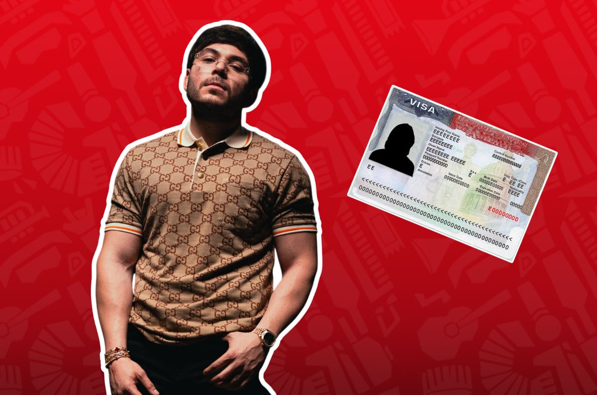 Corren a Tito Double P de Estados Unidos; habría perdido su visa de trabajo