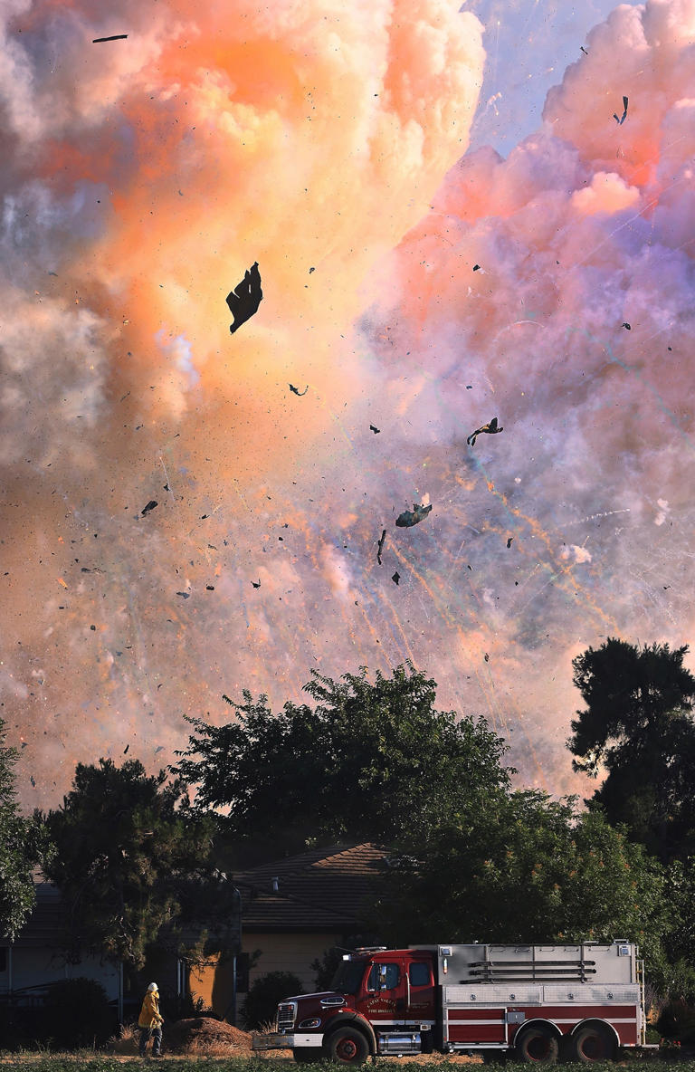 Human remains found after explosion, fire at warehouse filled with ...