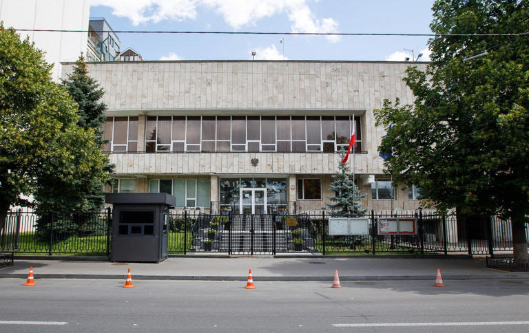 Polish embassy in Kyiv damaged in Russian missile strike