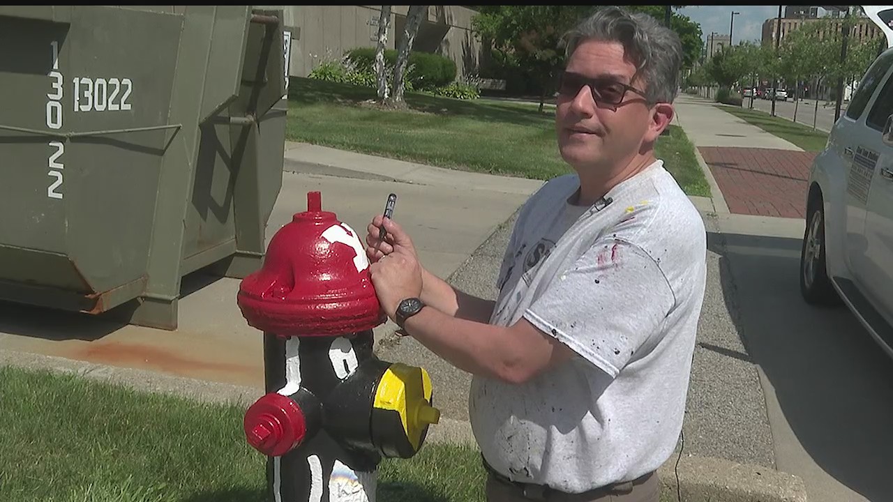 Meet the artist behind YSU's iconic Pete the Penguin fire hydrants