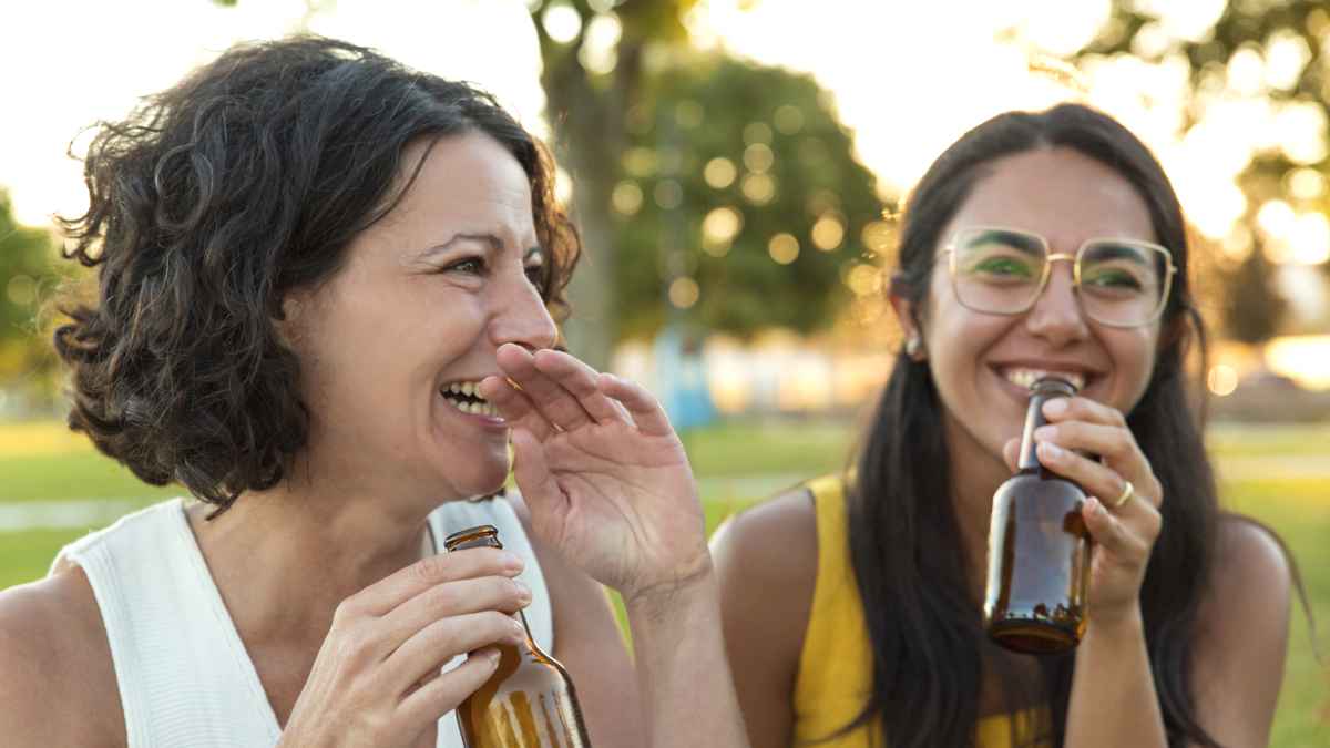 Cold beer or hot tea? Which refreshes you more when it's hot