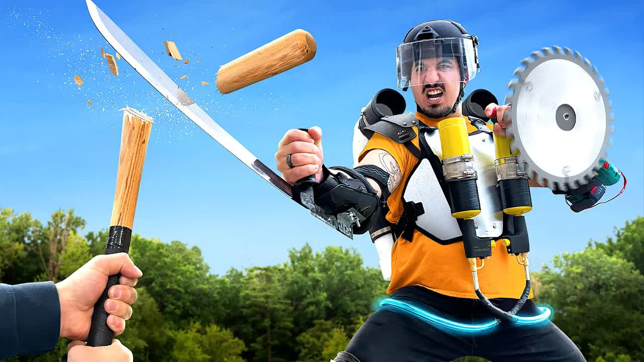 jake carlini: building a real-life battle suit! diy power armor with ...