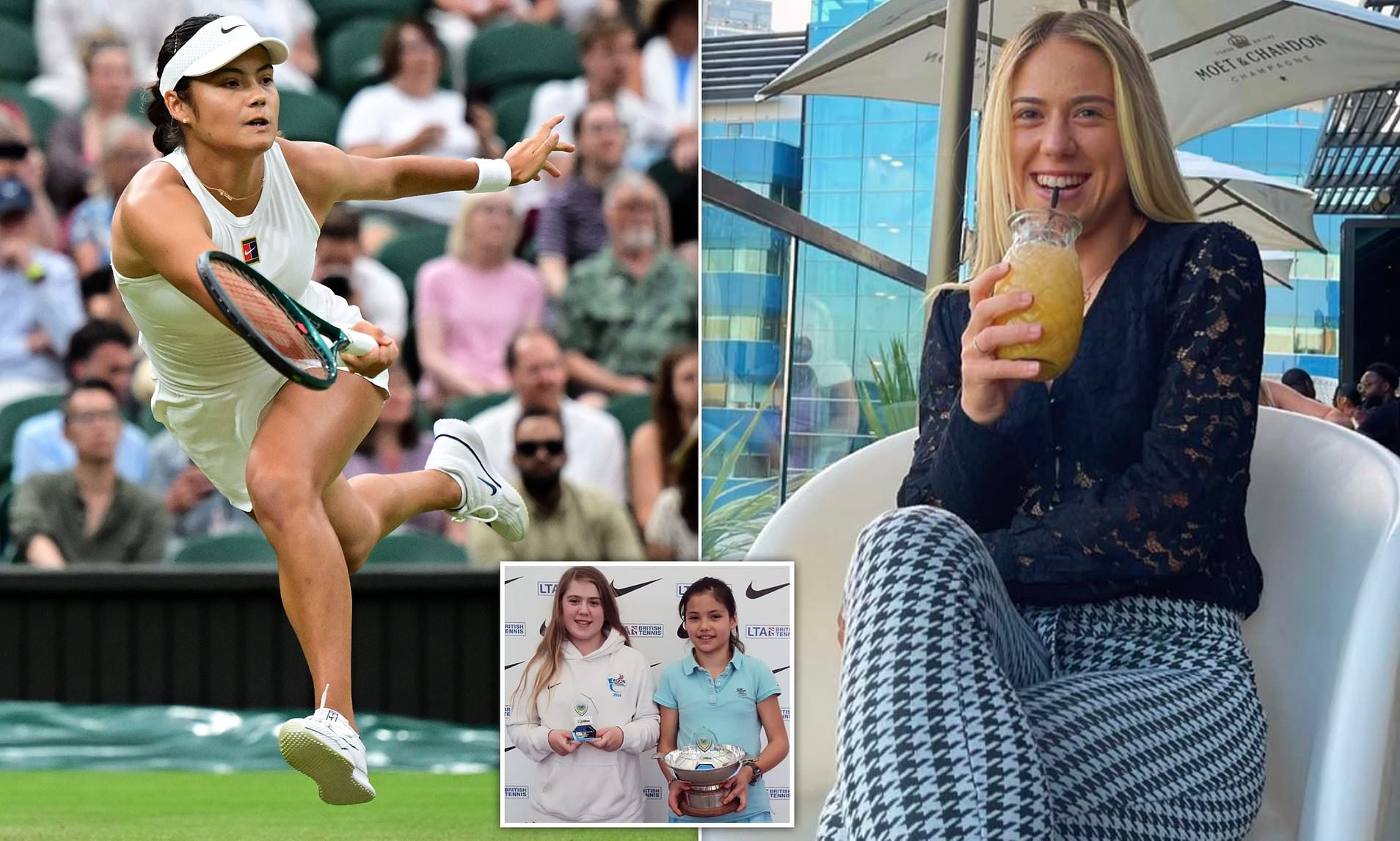 Super Sonay! Emma Raducanu's great childhood rival steps out of her ...