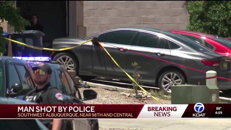 Police shoot and injure one person in southwest Albuquerque