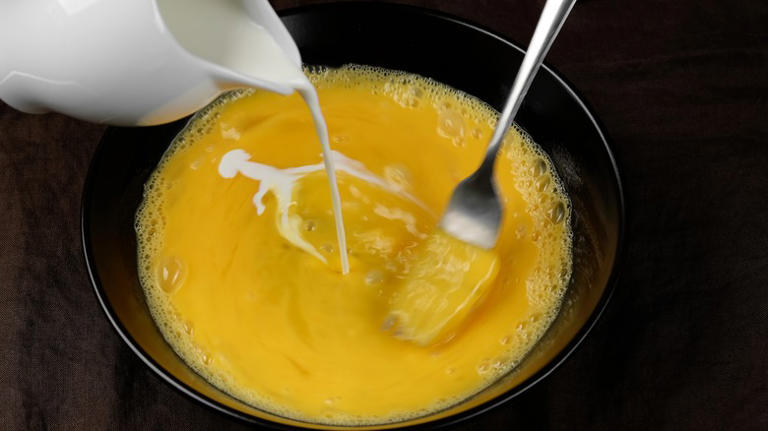 The Case For Adding Soy Milk To Your Scrambled Eggs