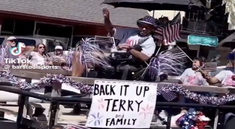 “Back It Up, Terry!” social media star returns in viral July 4th Parade ...