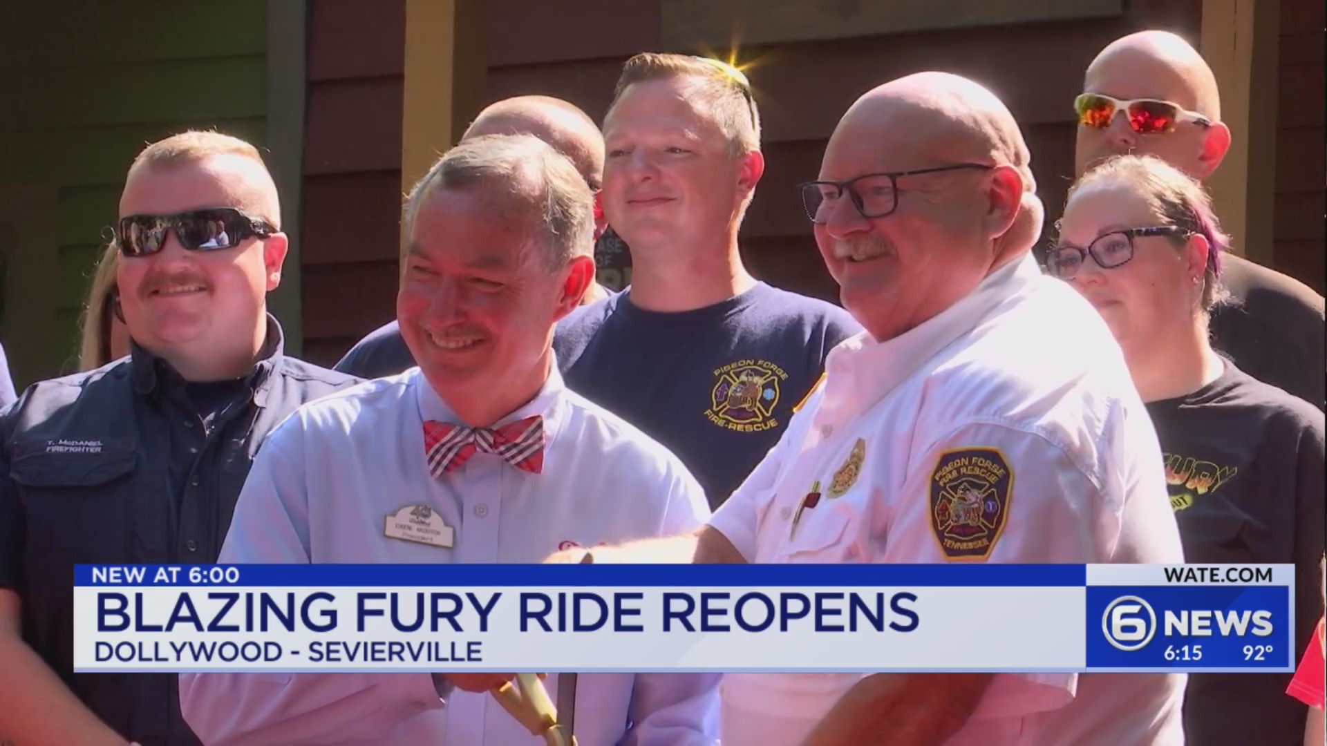 Dollywood honors local fire department with improved Blazing Fury coaster
